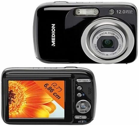 MEDION MD 86243 E43008 Digitalkamera 12MP schwarz: Amazon.de: Kamera