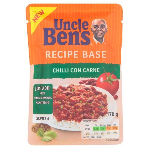 Uncle Ben's Chilli Con Carne Recipe Base, 170g: Amazon.co.uk: Grocery