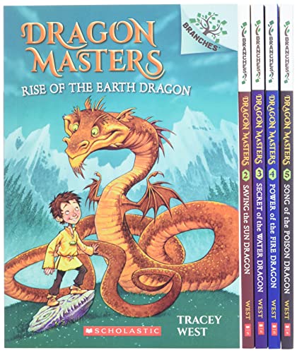 Dragon Masters, Books 1-5: A Branches Box Set : West, Tracey, Howells, Graham, Jones, Damien ...