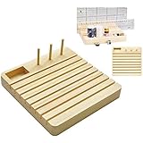 Amazon.com: Hardwood Quilt Ruler Rack with Spool Holder and Space to ...