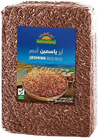 Natureland Jasmine Red Rice, 1 Kg, Brown price in Saudi Arabia | Amazon ...