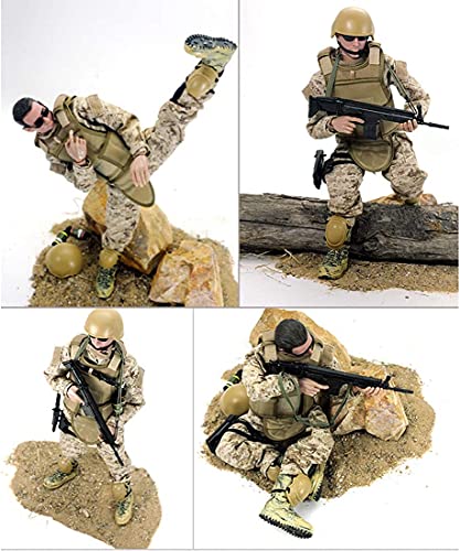 1/6 Scale Army Military Soldier Action Figures, 12 Inch Flexible ...