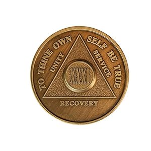 Amazon.com: 31 Year Bronze AA (Alcoholics Anonymous) - Sober / Sobriety ...