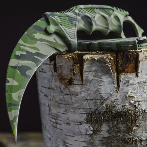 Innoverse Doppler Karambit Hawkbill Full Tang Neck Knife w/ABS Sheath ...