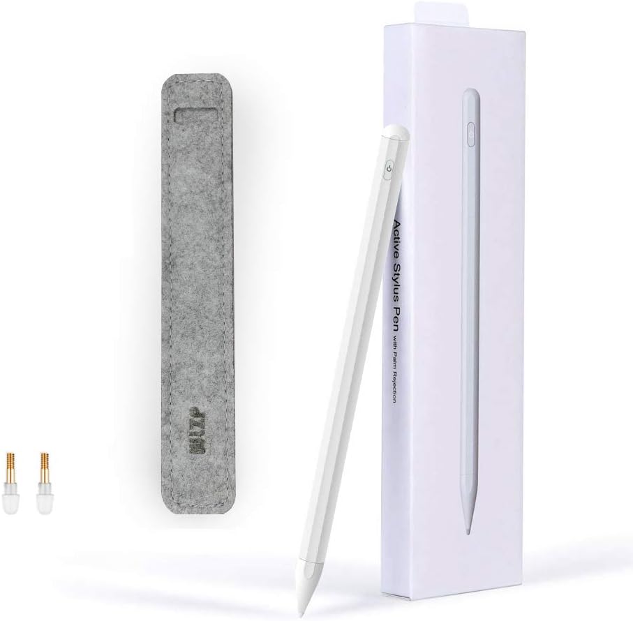 WLZP Stylus Pen for iPad 2018-2020 with Palm Rejection & Tilt ...