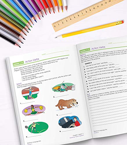 Spectrum 6th Grade Language Arts Workbook Grammar Vocabulary 