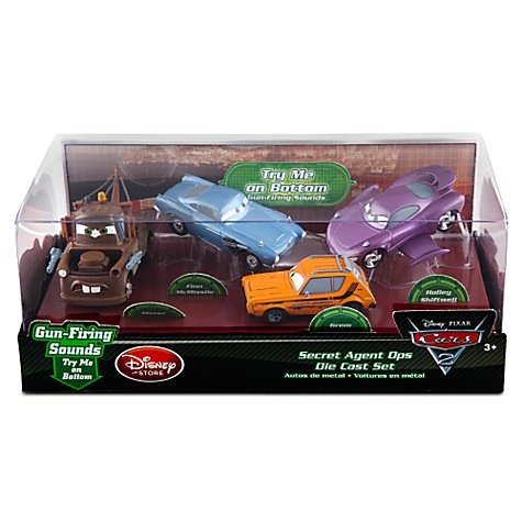 Buy Disney / Pixar CARS 2 Movie Exclusive 148 Die Cast Car 4Pack Secret ...