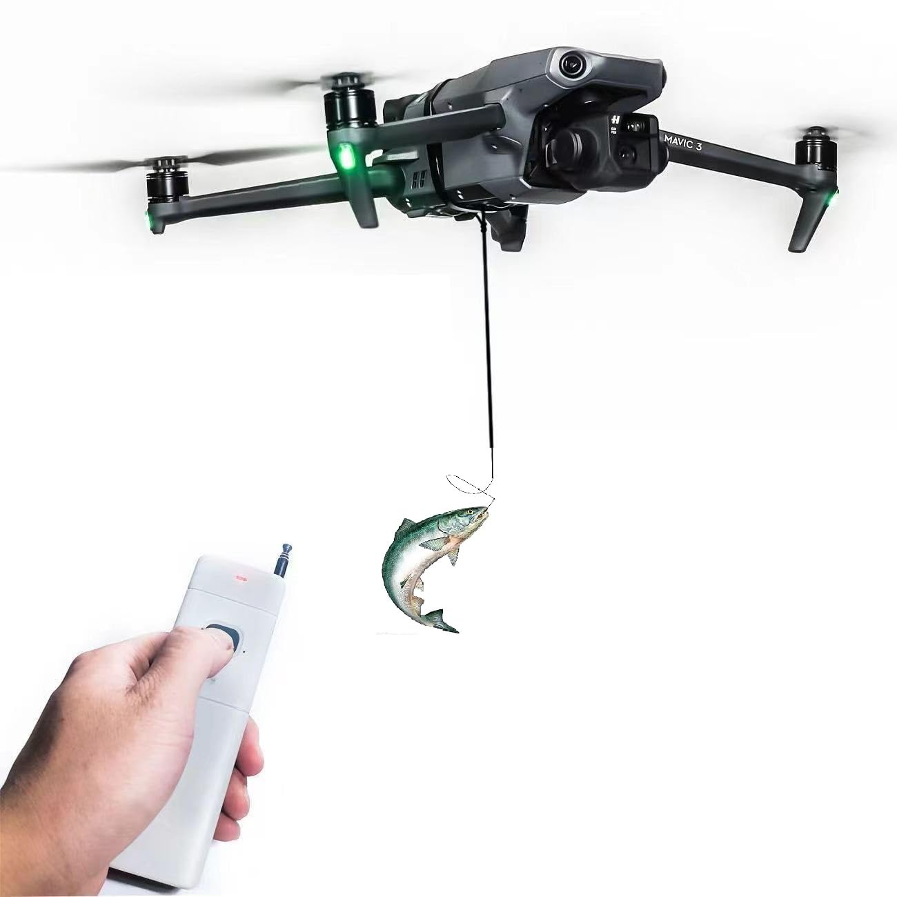 Drone release device drone payload clip drone airdropper fish bait ...