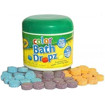 Amazon.com: Color My Bath H2O La La Color Changing Bath Tablets, 300 ...