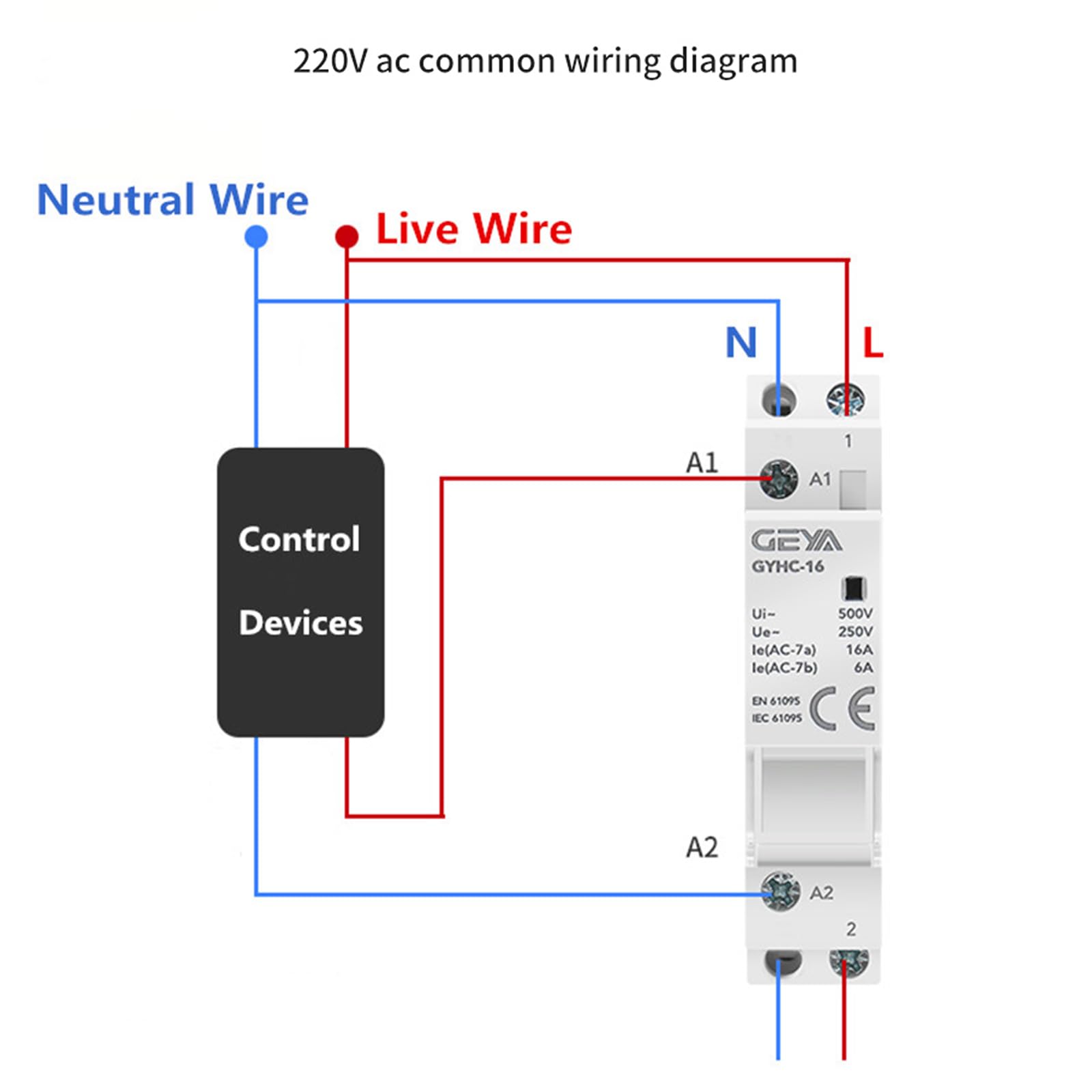 Mua GEYA Automatic Modular Contactor Household Circuit Control Din Rail ...