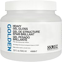 Amazon.com: Heavy Gel Gloss by GOLDEN, 128 fl. oz. Jar, Professional ...