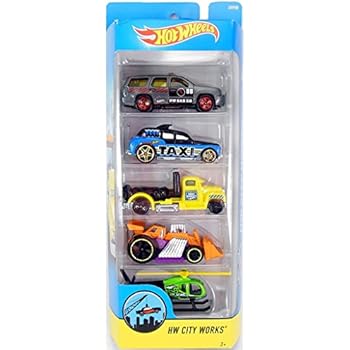 Amazon.com: Hot Wheels 2017 HW City Works 5-Pack: Toys & Games