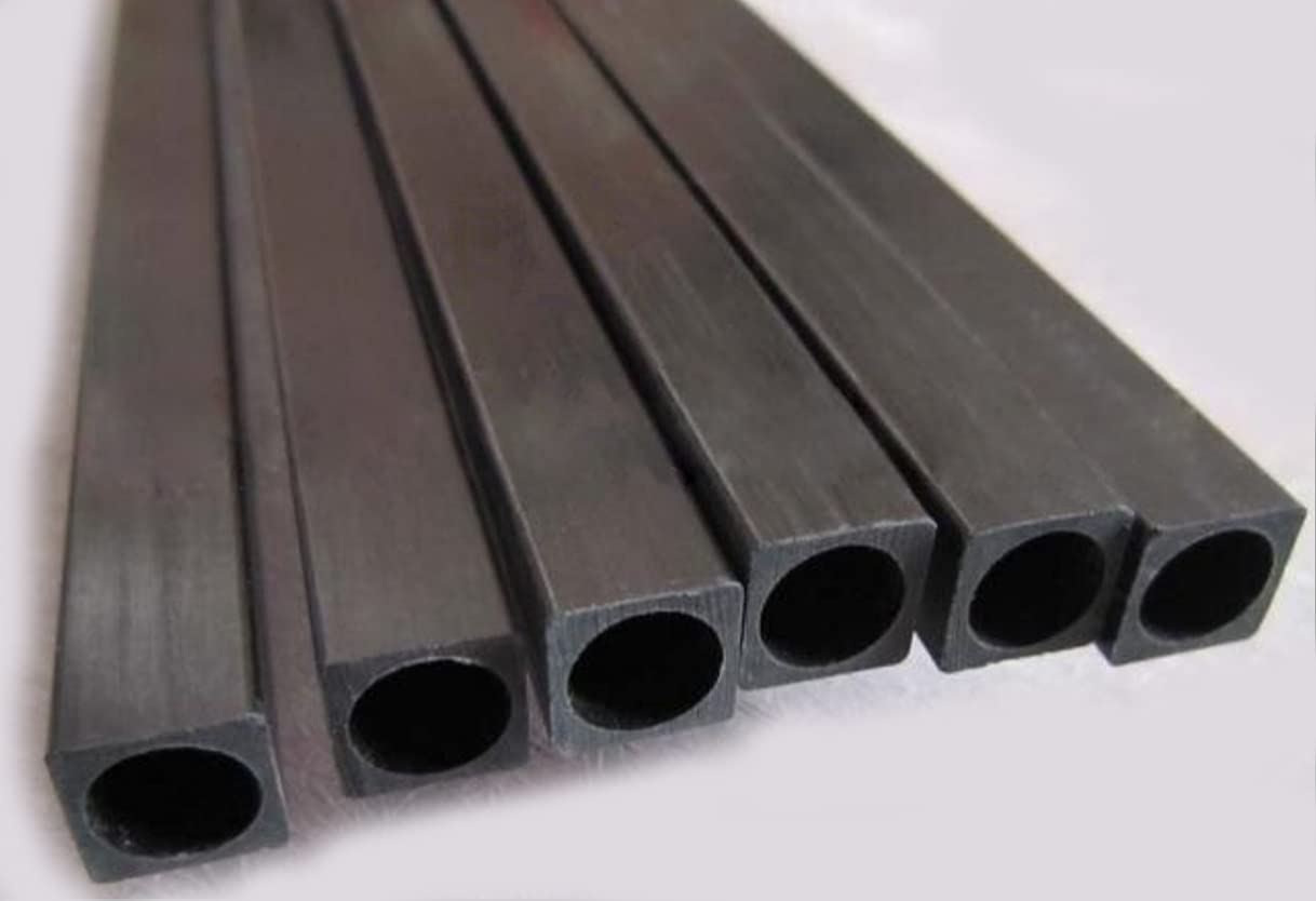 Square Carbon Fiber Tubes 6x6x5x200mm Inner Round(Diameter 5mm ...
