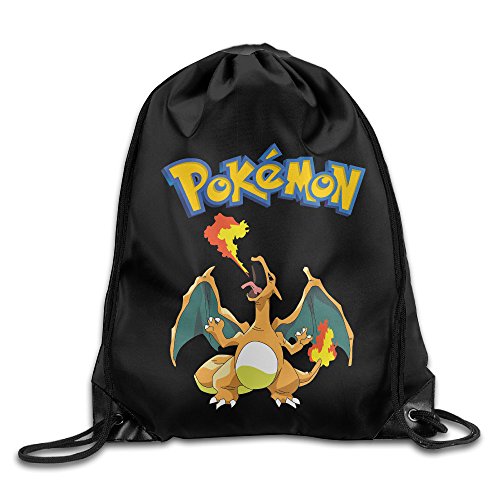 Cartoon Pokemon Charizard Drawstring Backpack Gym Bag - Cosplay24