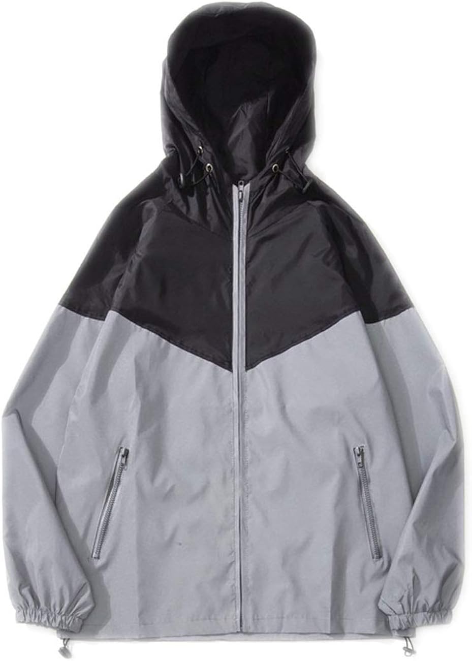 Buy Mens 3M Reflective Jacket Coat Hight Visibility Cycling Jacket (X ...