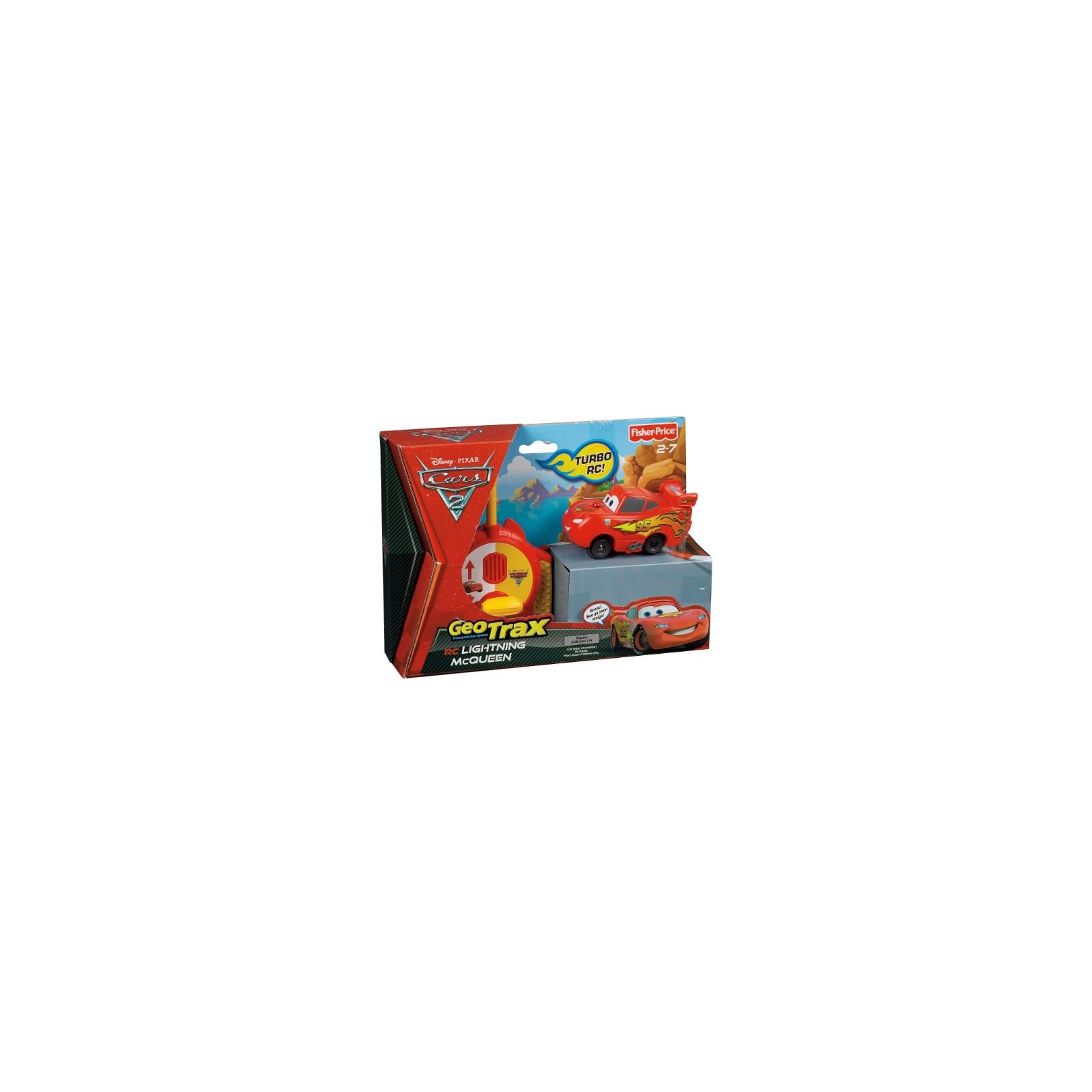 Fisher-Price GeoTrax Disney/Pixar Cars 2 RC Lightning McQueen - Epic ...