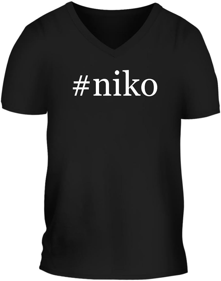 Amazon.com: #niko - A Nice Hashtag Men's Short Sleeve V-Neck T-Shirt ...