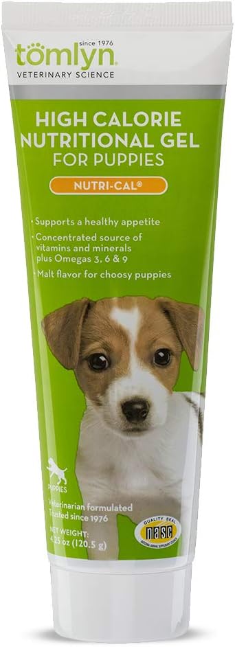 Tomlyn High Calorie Nutritional Gel for Puppies, (Nutri-Cal) 4.25 oz ...