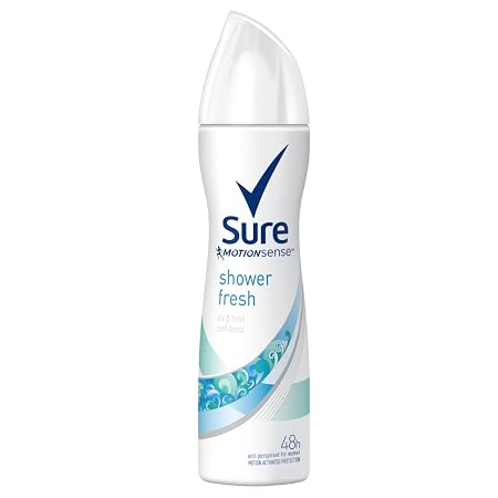 Sure Women Shower Fresh Aerosol Anti-Perspirant Deodorant, 150 ml ...