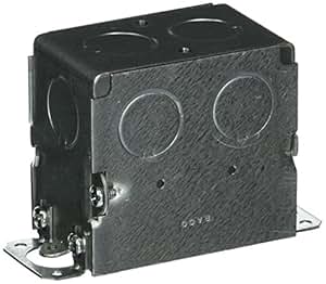 Hubbell-Raco 560 Gangable Switch Box, 1 Gang, 14 Cu-in X 3 in L X 2 in ...