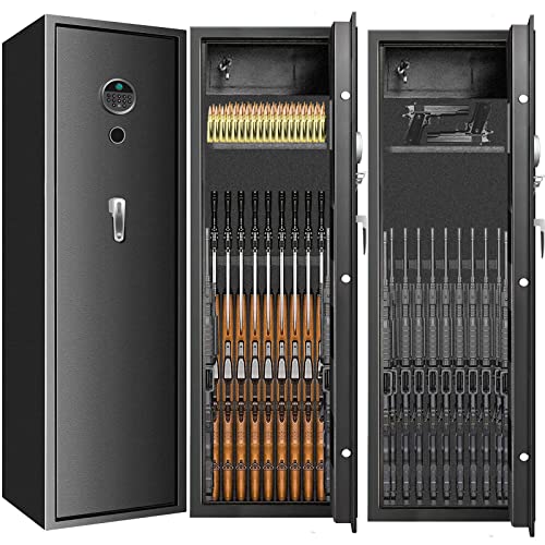 [2022 New] 11-12 Fireproof Biometric Gun Safes for Home Rifle and ...