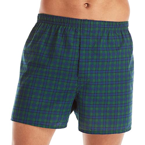 Hanes Men Hanes Mens Tagless Boxers With Exposed Waistband Assorted