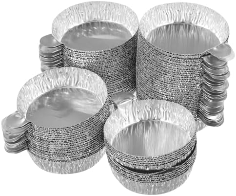 ULTECHNOVO 100pcs Liquid Weighing Pan Powder Serving Tray Aluminum Foil ...