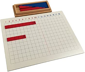 Amazon.com: Montessori Addition Strip Board: Toys & Games