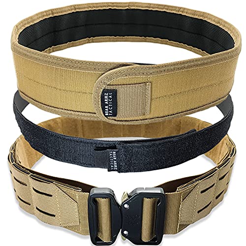 Bear Armz Tactical Battle Belt | Molle Riggers Belt | Duty Belt | Heavy ...