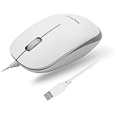 Amazon.com: Macally USB C Mouse for Mac - Sculpted for Comfort - Wired ...