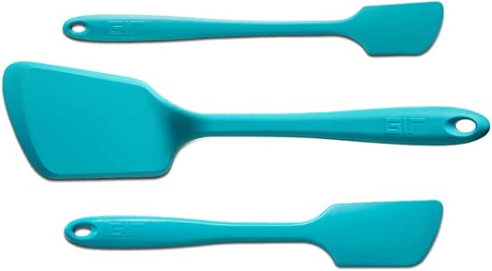 Amazon.com: 3 Piece Premium Silicone Spatula Set, Teal: Kitchen & Dining