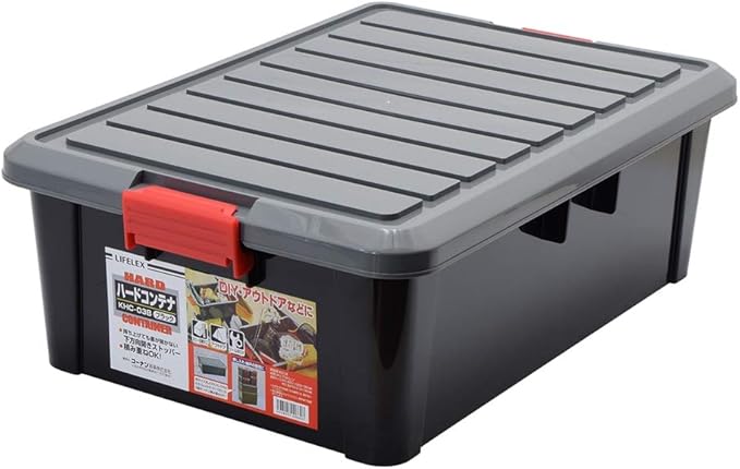 Amazon.co.jp: コーナン オリジナル LIFELEX(ライフレックス) ハードコンテナ KHC-03 ブラック: DIY・工具・ガーデン
