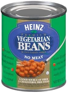 Amazon.com : Heinz Vegetarian Beans in Rich Tomato Sauce (8 oz Can ...