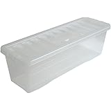 Clear CD Storage Box To Hold 52 CD's Home Archive Storage Box Container ...