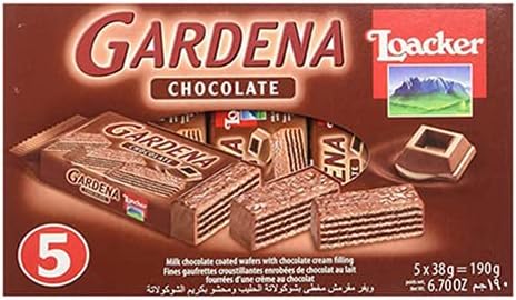 Loacker Gardena Chocolate Wafers, 5 Pieces X 38 g, Brown price in Saudi ...