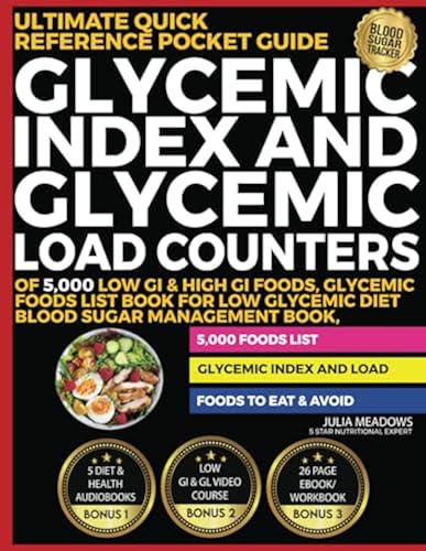 Glycemic Index and Glycemic Load Counters of 5,000 Low GI & High GI ...