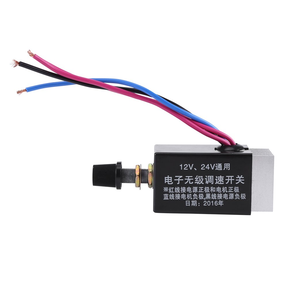 DC Motor Speed Controller Universal DC 12V/24V Speed Controller Switch ...