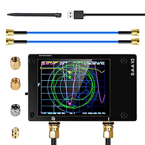 NanoVNA S-A-A V2 Vector Network Analyzer,50KHz -3GHz HF VHF UHF Antenna ...