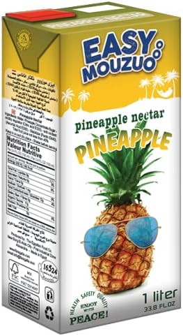 Easy Mouzuo Pineapple Nectar Juice Tetra Pack 1 Liter price in Egypt | Amazon Egypt ...