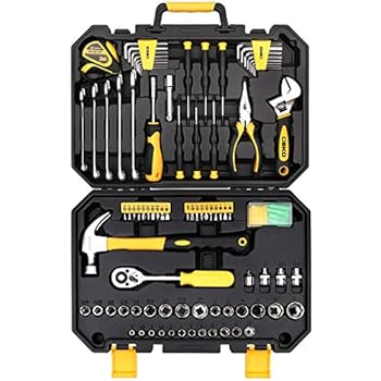 DOWELL 30 Pieces Homeowner Tool Set, Home Repair Hand Tool Kit with ...