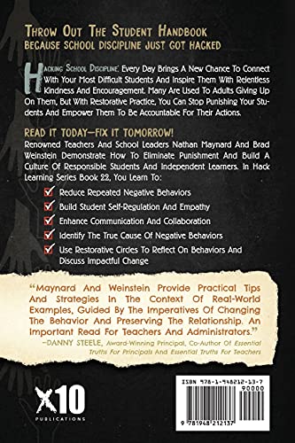 Hacking School Discipline: 9 Ways to Create a Culture of Empathy and ...