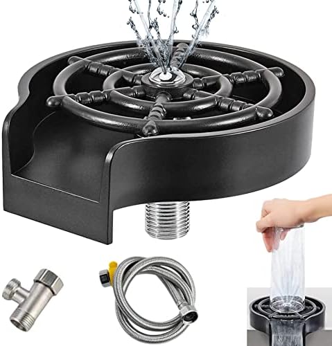 Automatic Glass Rinser, Yardhobi Quick Cup Washer for Kitchen Sink ...