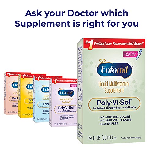Enfamil Poly-Vi-Sol Liquid Multivitamin Supplement for Infants and ...
