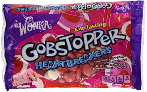 Gobstopper Red & White Heart Breakers Jawbreakers Change Colors ...