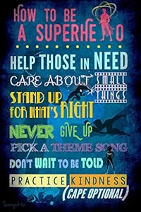 Amazon.com: How to be a Superhero Instructional Art Poster: Posters ...