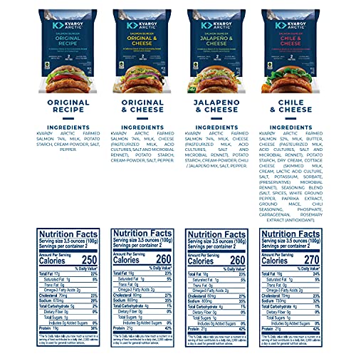 Kvarøy Arctic Frozen Salmon Basics Bundle - Sustainably Raised Salmon ...