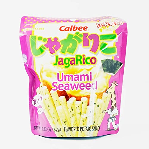 Calbee JagaRico (Jagariko) Umami Seaweed Potato Snack,Made in Japan 1. ...