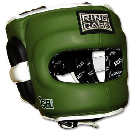 Ring to Cage Deluxe Full Face GelTech Sparring Headgear for Boxing ...