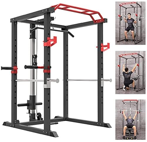 Olympic Power Cage Squat Rack - Power Rack Weight Cage Strength Rack ...