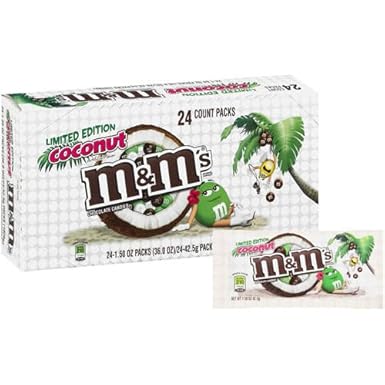 M&M'S COCONUT FLAVOUR (LIMITED EDITION) 42.5G BAG - 1 BAG: Amazon.co.uk ...